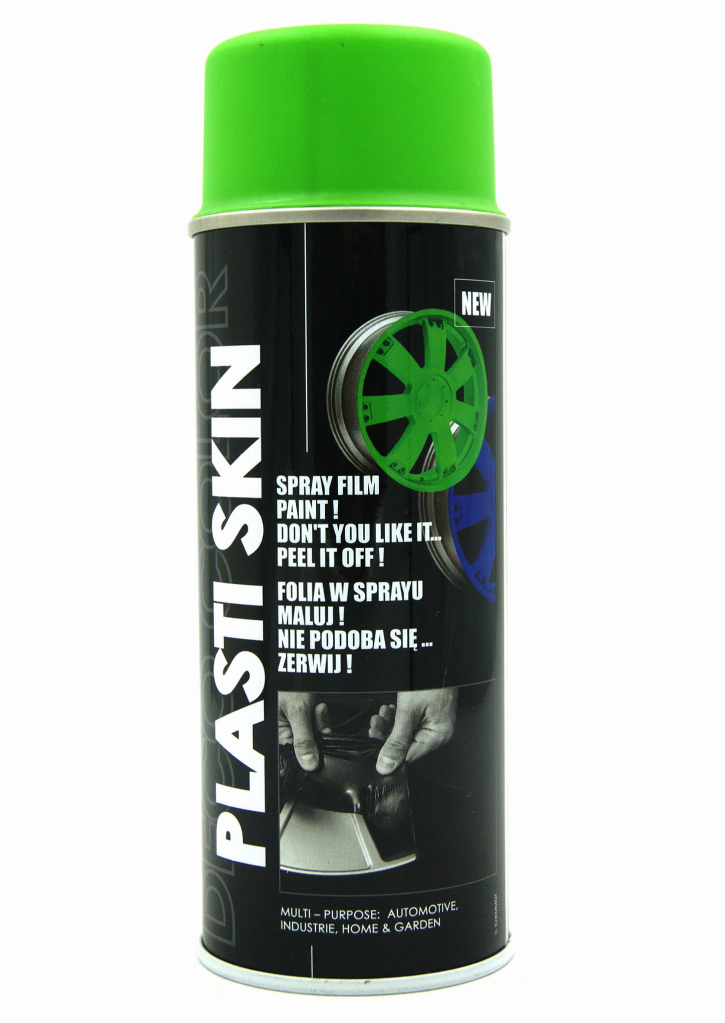 DECO COLOR LAKIER FOLIA PLASTI SKIN 400ml mat zielony lakierowanko24